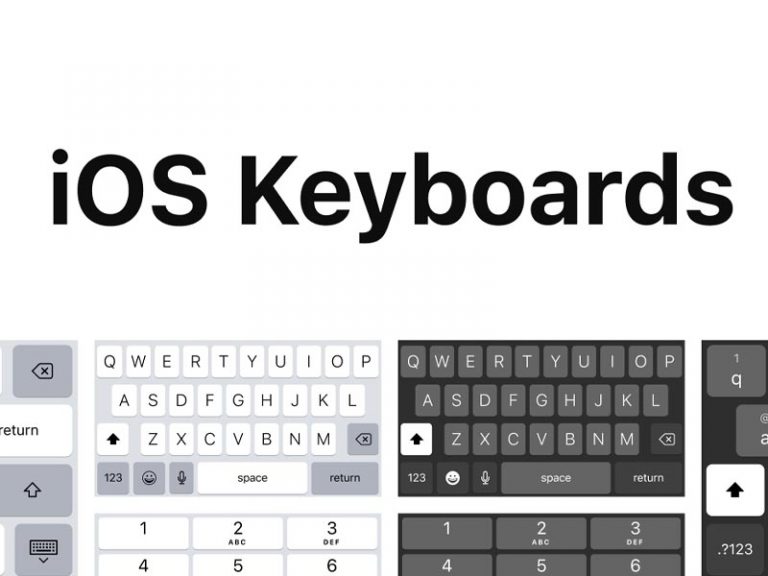 iOS Keyboards - Free Figma Resource | Figma Elements