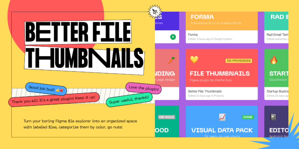 Free Better File Thumbnails Figma Plugin | Figma Elements