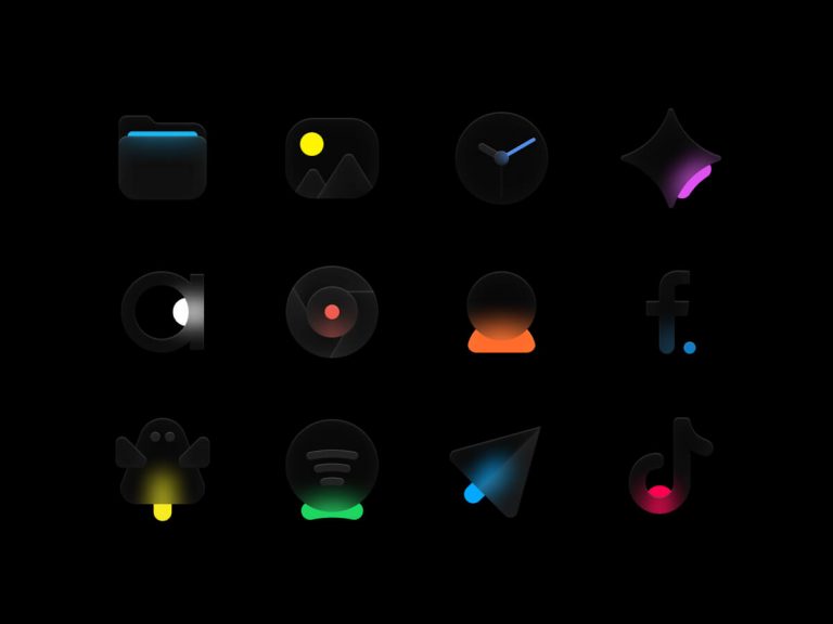 Glossy Icons for iOS14 - Free Figma Resource | Figma Elements