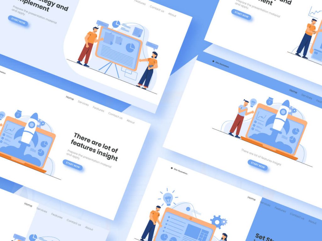 Startup Illustrations - Free Figma Resource | Figma Elements
