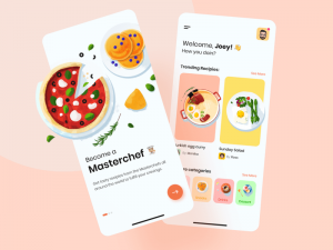 Food Recipe App - Free Figma Resource | Figma Elements