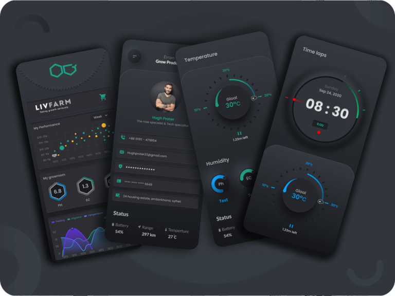 Indoor Automation Grow App - Free Figma Resource | Figma Elements