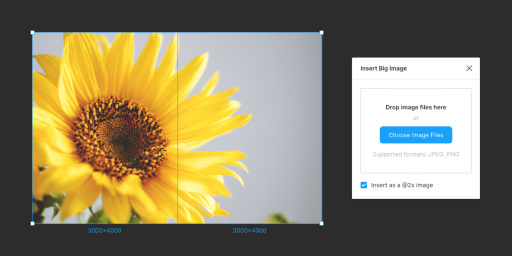 Free Insert Big Image Figma Plugin | Figma Elements