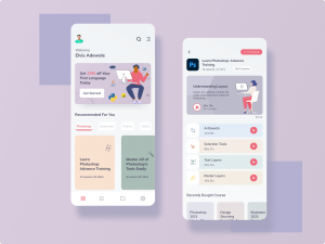 Online Educational Learning App - Free Figma Resource | Figma Elements