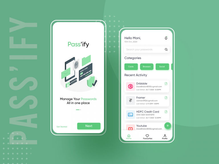 Password Manager - Free Figma Resource | Figma Elements