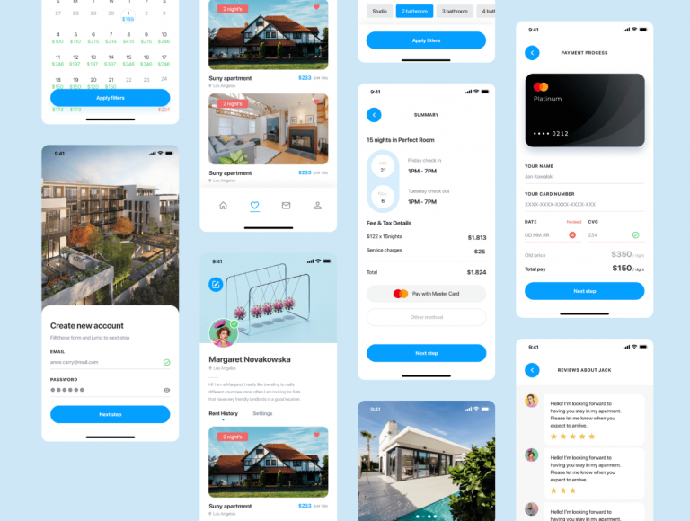 Real Estate UI Kit iOS - Free Figma Resource | Figma Elements