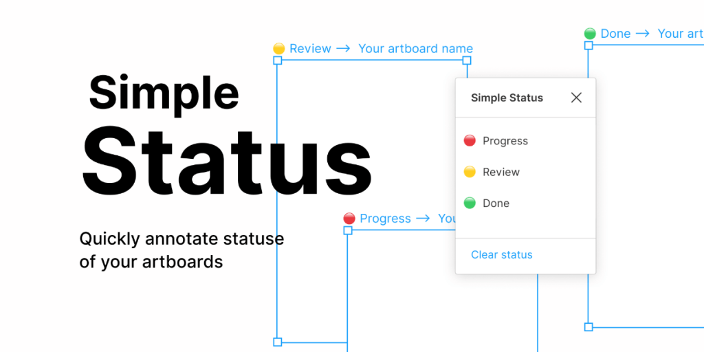 Free Simple Status Figma Plugin | Figma Elements