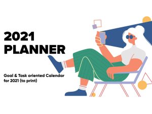 2021 Planner Template - Free Figma Resource | Figma Elements