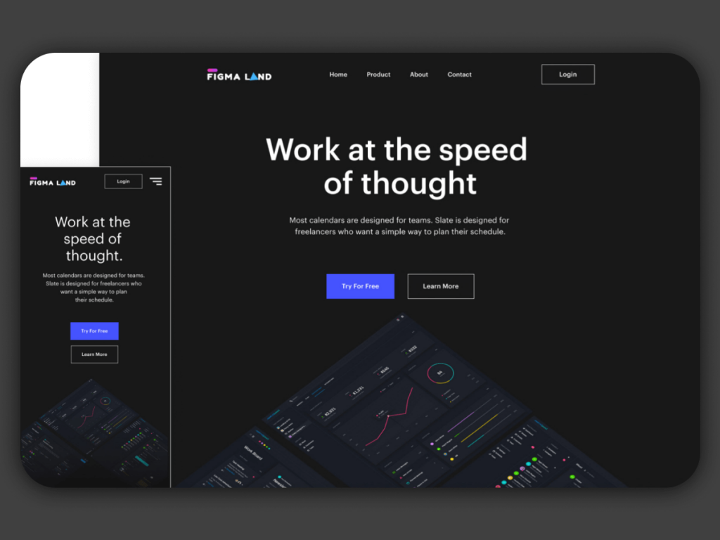 Web Agency Dark UI Kit - Free Figma Resource | Figma Elements