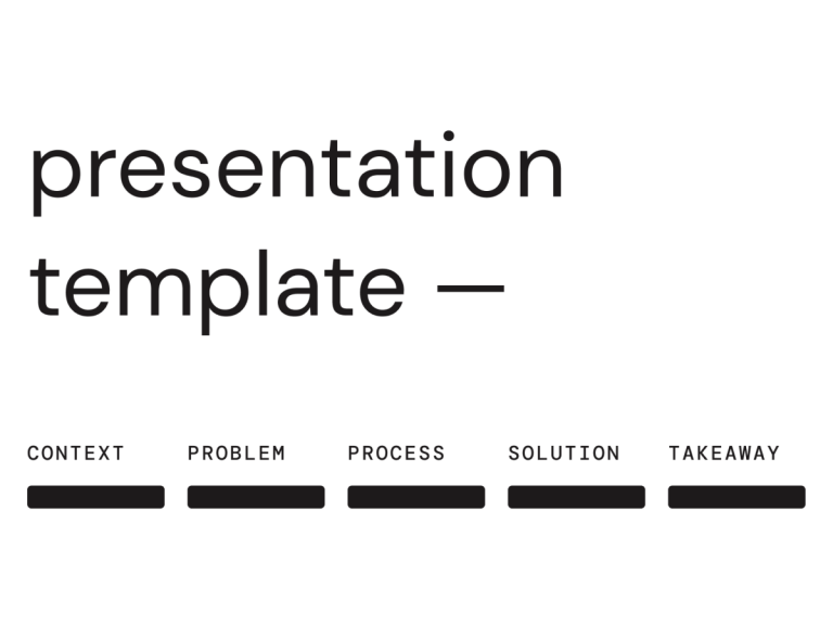 Case Study Presentation Template - Free Figma Resource | Figma Elements