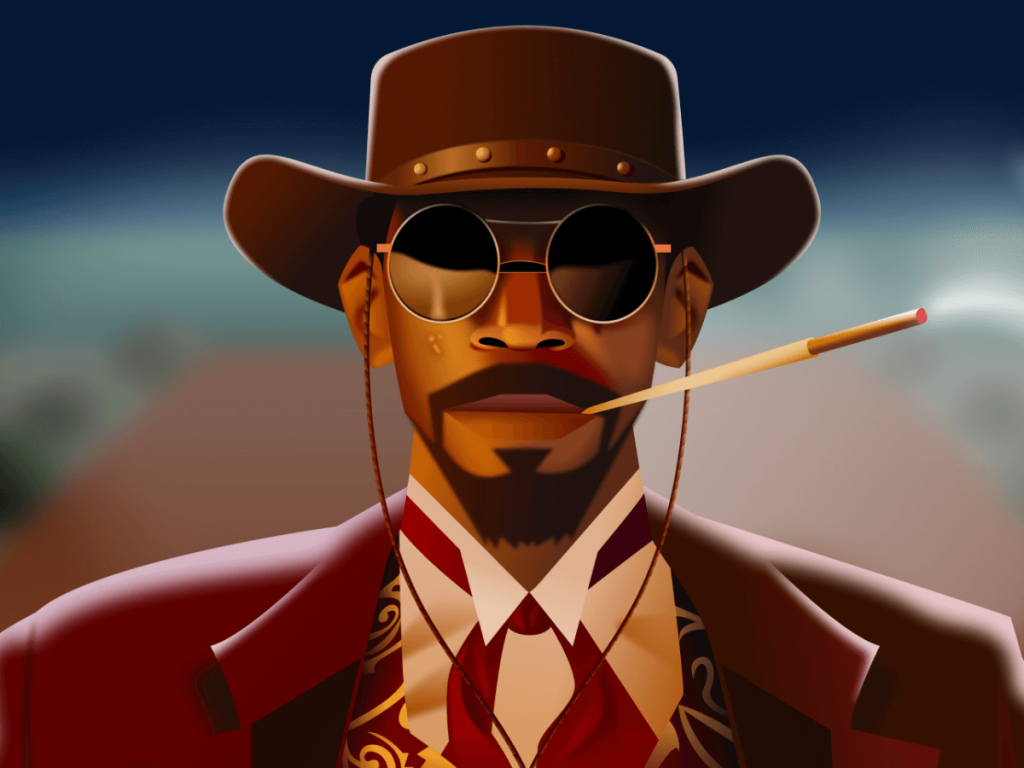 Django Movie Vector Illustration - Free Figma Resource | Figma Elements