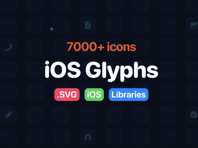iOS Glyphs Icons - Free Figma Resource | Figma Elements