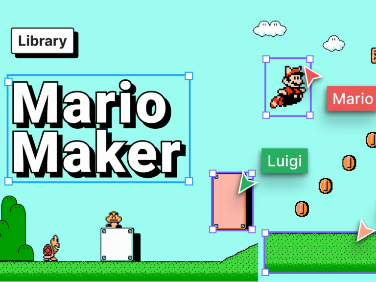 Mario World Maker - Free Figma Resource | Figma Elements