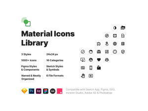 Material Icons Library - Free Figma Resource | Figma Elements