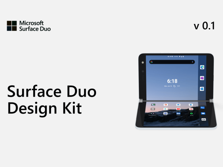 Surface Duo Design Kit - Free Figma Resource | Figma Elements