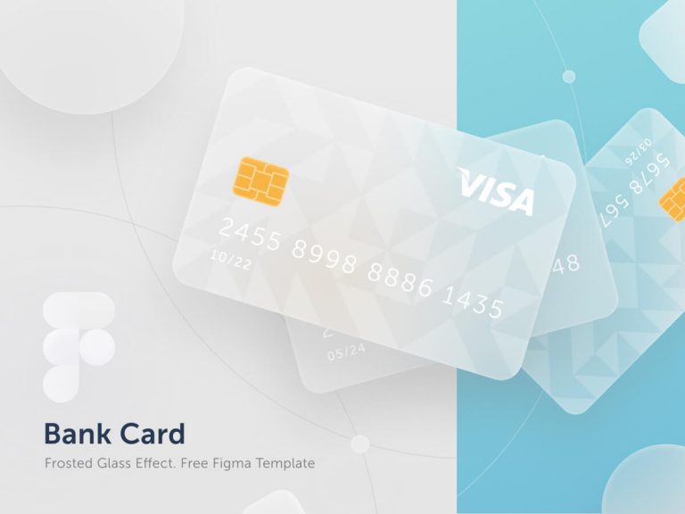 Neumorphic Bank Card - Free Figma Resource | Figma Elements