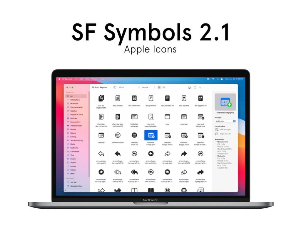 SF Symbols 2.1 Icons - Free Figma Resource | Figma Elements