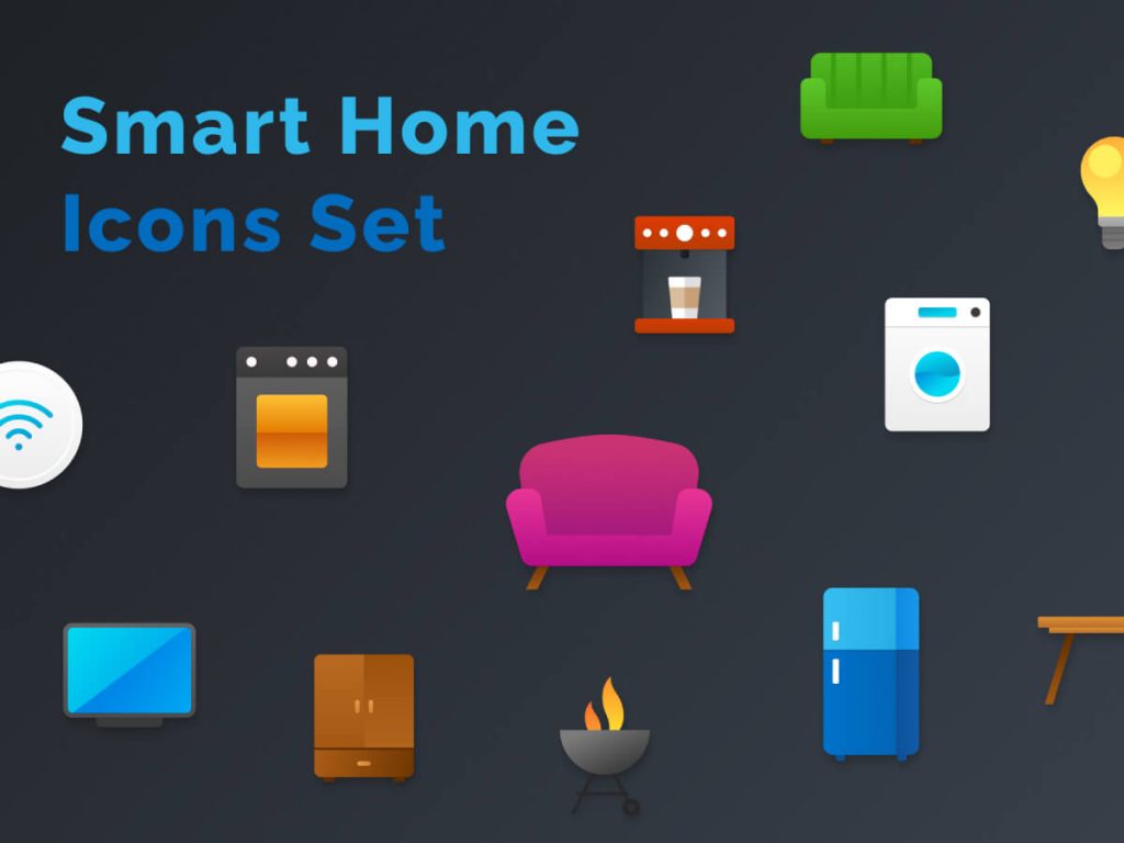 Smart Home Icons - Free Figma Resource | Figma Elements
