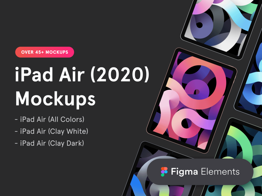 iPad Air Figma Mockups | Figma Elements