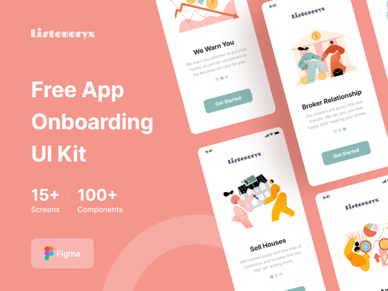 Onboarding UI Kit - Free Figma Resource | Figma Elements