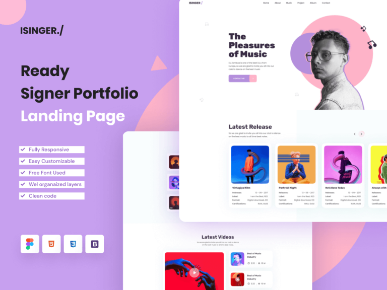 Music Figma UI Kits | Figma Elements