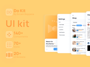 Do Kit - Multipurpose UI Kit - Free Figma Resource | Figma Elements