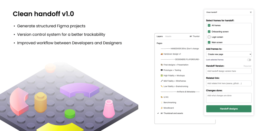 Free Clean handoff Figma Plugin | Figma Elements