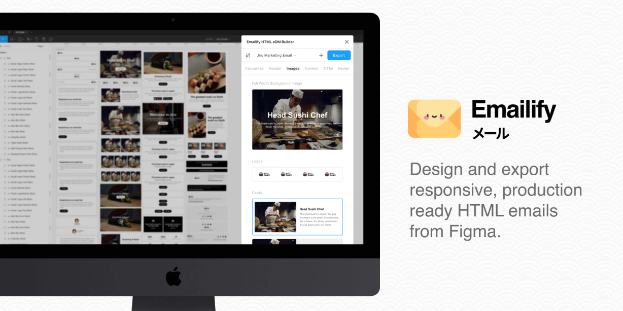 Free Emailify HTML Email Builder Figma Plugin Figma Elements
