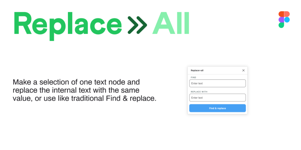 Free Replace››all Figma Plugin | Figma Elements