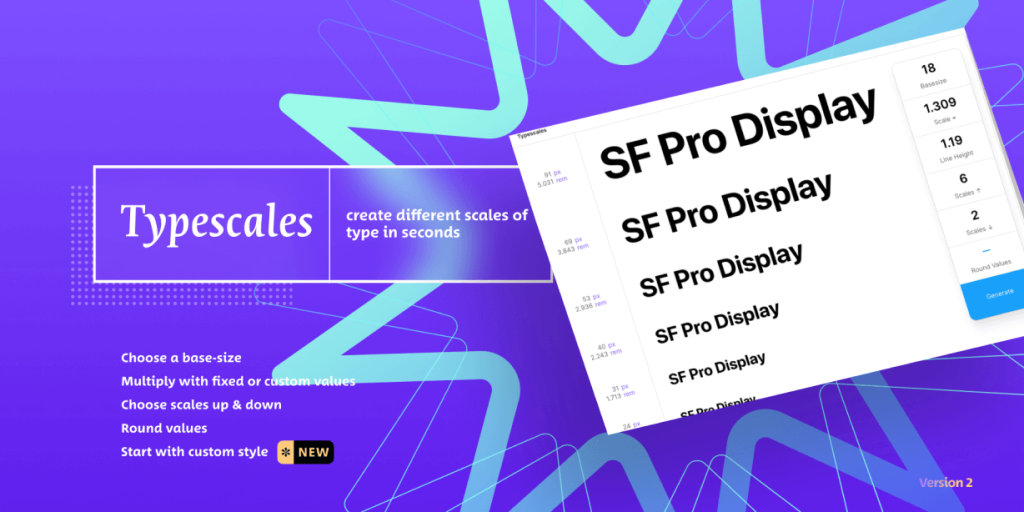 Free Typescales Figma Plugin | Figma Elements