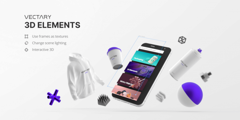 Free Vectary 3D Elements Figma Plugin | Figma Elements