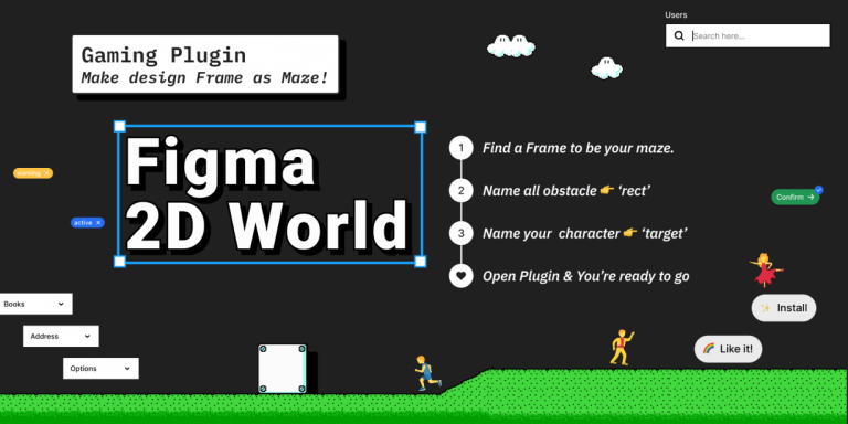 Free Figma 2D World Figma Plugin | Figma Elements
