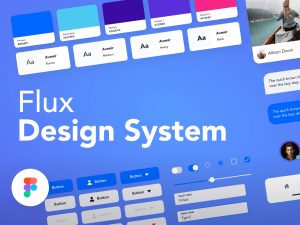 Flux Mobile Design Kit - Free Figma Resource | Figma Elements