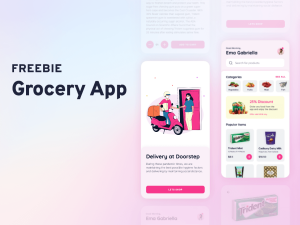 Grocery Mobile App - Free Figma Resource | Figma Elements
