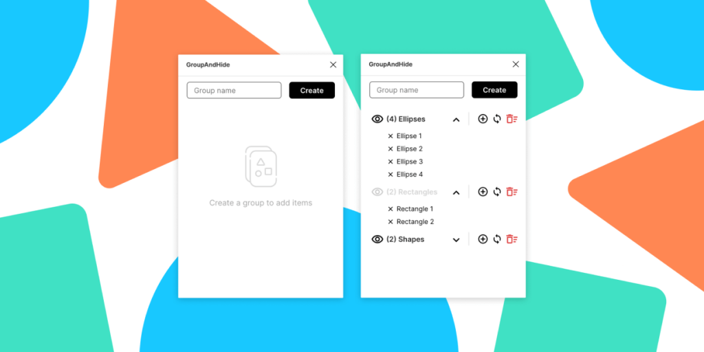 Free GroupAndHide Figma Plugin | Figma Elements