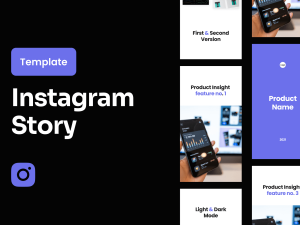 Instagram Story Template - Free Figma Resource | Figma Elements