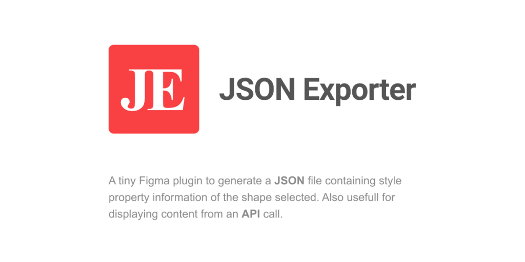 Free JSON Exporter Figma Plugin | Figma Elements