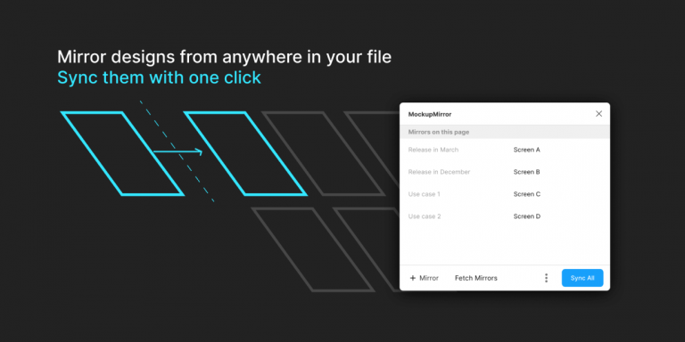 Free MockupMirror Figma Plugin | Figma Elements