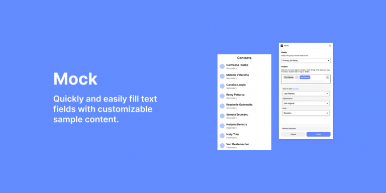 Free Mock Figma Plugin | Figma Elements