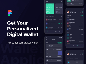 Money Management App UI Kit - Free Figma Resource | Figma Elements