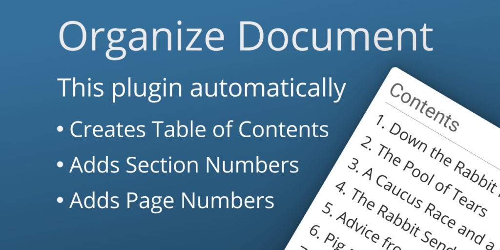 Free Organize Document Figma Plugin | Figma Elements