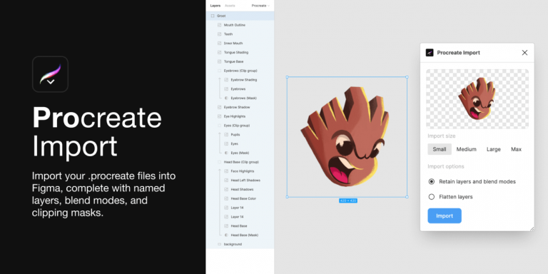 Free Procreate Import Figma Plugin | Figma Elements