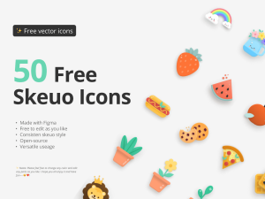 Skeuo Illustrated Icons - Free Figma Resource | Figma Elements