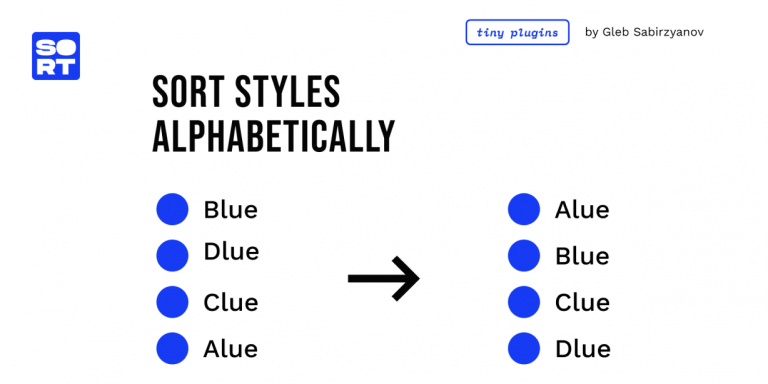 Free Sort Styles Figma Plugin | Figma Elements
