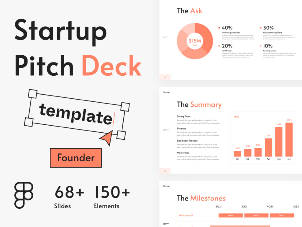 Startup Basic Pitch Deck - Free Figma Resource | Figma Elements