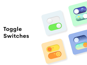 Toggle Buttons Pack - Free Figma Resource | Figma Elements