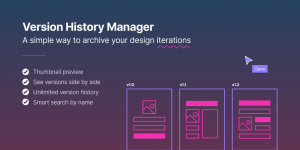 Free Version History Manager Figma Plugin | Figma Elements