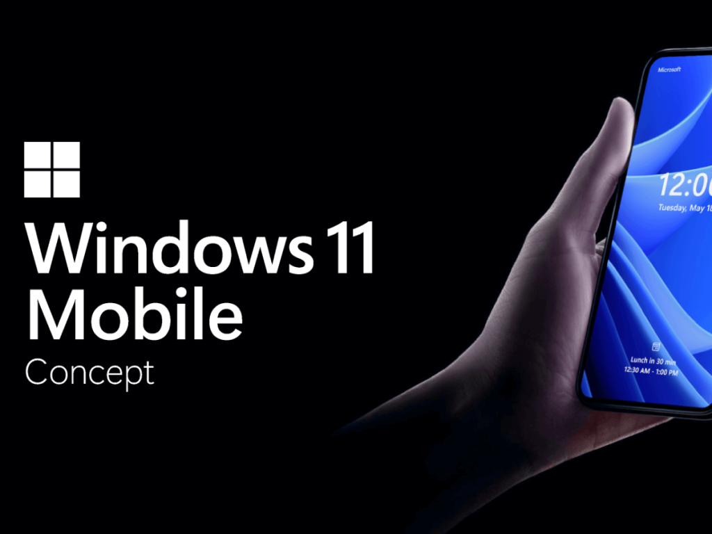 Windows 11 Mobile Concept - Free Figma Resource | Figma Elements