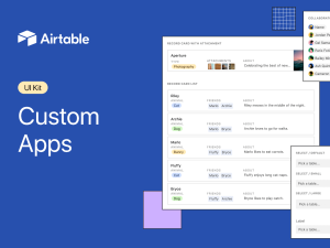 Airtable Apps UI Kit - Free Figma Resource | Figma Elements