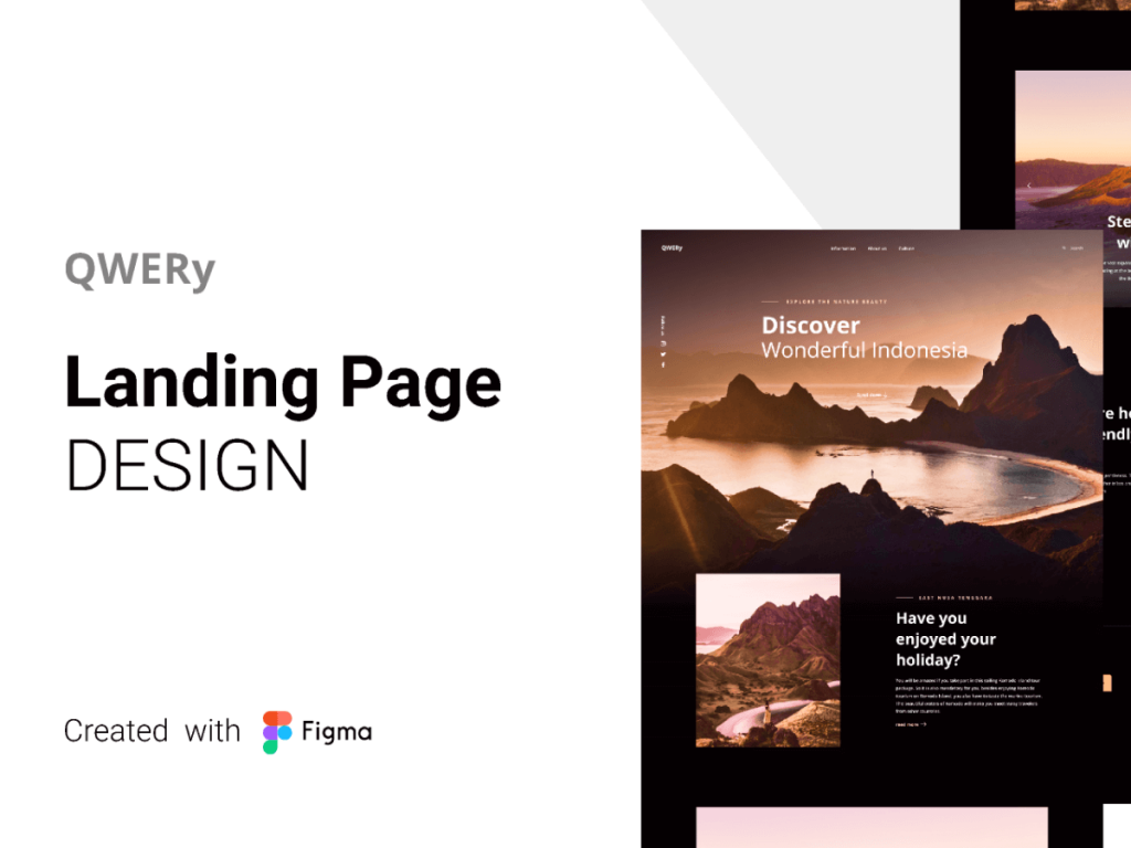 Basic Landing Page Design - Free Figma Resource | Figma Elements